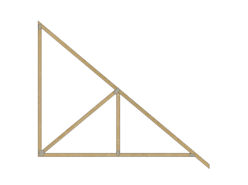Tailor Made Designs: Monopitch Roof Truss